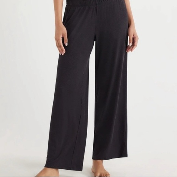 Joyspun | Intimates & Sleepwear | Joyspun Black Soot Knit Ribbed Pull ...